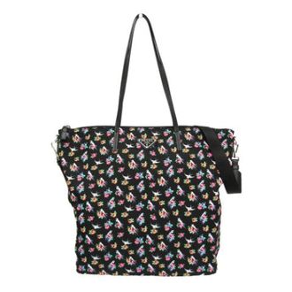 Prada Pre-owned Tessuto Stampat Tote Bag - - Pre-owned - Damen - Schwarzk - ONE SIZE
