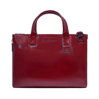 Piquadro Sacoche pour ordinateur portable personnalisable avec compartiment iPad- protection Rfid et absorption des chocs - Homme - Sacs - Rouge - Taille: ONE 