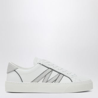 Moncler Wei&szlig;e Leder Monaco2 Sneakers