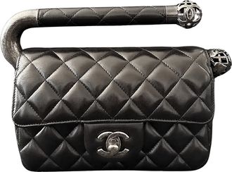 Chanel Clutches - Chanel Around The World Evening Clutch lambskin bl - Gr. unisize - in Schwarz - für Damen
