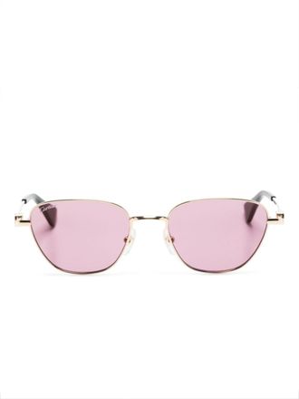 Cartier lunettes de soleil &agrave; monture papillon - Or