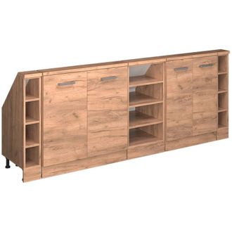 Vicco Dachschr&auml;genschrank Rion, Goldkraft Eiche, 5er Set, Vicco