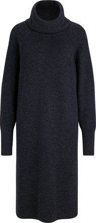 BOSS Damen C Folibia Relaxed-Fit Pulloverkleid mit Oversize-Kragen Hellgrau M