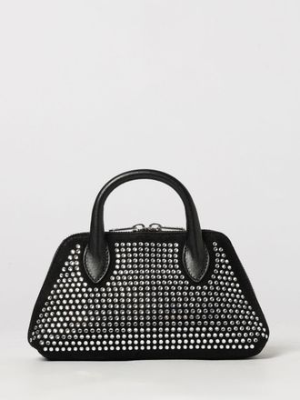 Coperni Mini sac &agrave; main Duffle en cuir avec broderie de cristaux