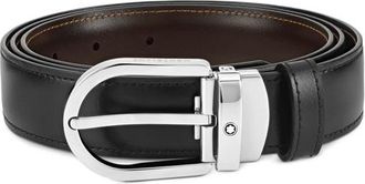 Montblanc Ceinture R&eacute;versible Horseshoe en cuir