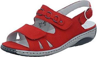 Waldl&auml;ufer Garda Sandales ouvertes pour femme, rouge, 37.5 EU