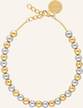 Vanessa Baroni Vanessa Baroni Halskette Mini Beads Necklace Bicolor By Glambou gold