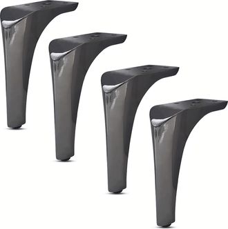 Generic Schrankbeine, Ersatzf&uuml;&szlig;e Aus Metall F&uuml;r Couchtische, Sofa F&uuml;&szlig;e, Bett, Badezimmerschrank-Schmink Tischbeine Mit Schrauben Und Rutschfesten Fu&szlig;kappen(15