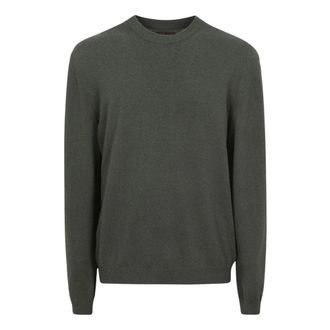 Woolrich Lambswool Rundhals Gg12 - - Knitwear - Herren - Gr&uuml;n - L