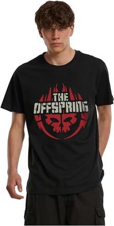 Merchcode Mc1026-offspring Skull Logo Tee T-Shirt, Noir, M Hommes