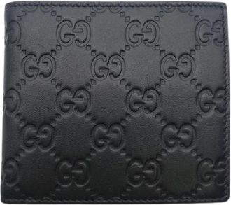 Gucci Portefeuille Bi-fold Pre-owned - Homme - Pre-owned - Noir - Taille: ONE Size