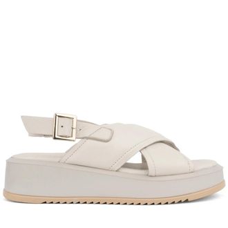 Sergio Moretti Firenze Sandalen mit Kreuzriemen - - Shoes - Damen - Wei&szlig; - 39 EU