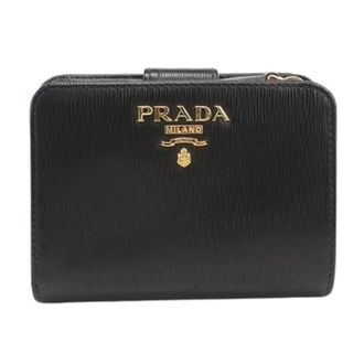 Prada Pre-owned Vintage Bi-fold Geldb&ouml;rse - - Pre-owned - Damen - Schwarzk - ONE SIZE