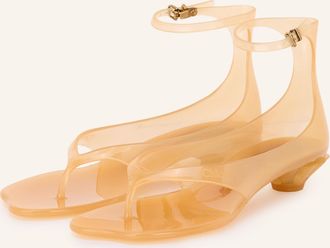 Chlo&eacute; Zehentrenner beige
