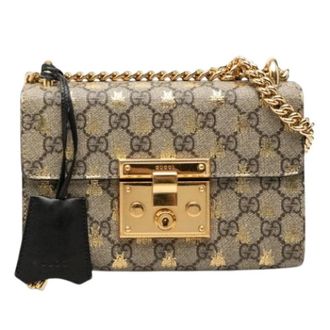 Gucci Sac bandouli&egrave;re Padlock Pre-owned - Femme - Pre-owned - Beige - Taille: ONE Size