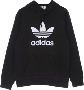 adidas Classic Trefoil Lightweight Hoodie - - Sport - Herren - Schwarzk - XL