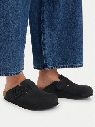 Birkenstock Pantoletten Boston Wire Buckle 1031575 Schwarz