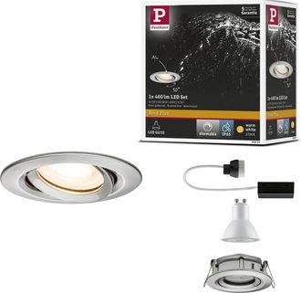 Paulmann Premium EBL Set Name IP65 schwenkbar LED 1x_W 230V GU10 51mm Eisen geb./Metall