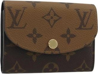 Louis Vuitton Porte-monnaie Monogram Reverse Pre-owned - Femme - Pre-owned - Brun - Taille: ONE Size