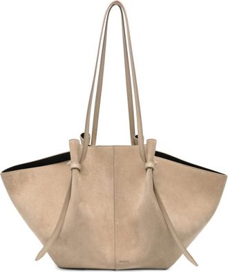 Yuzefi Femme, Sacs, Beige, Taille: ONE Size Grand sac cabas Mochi