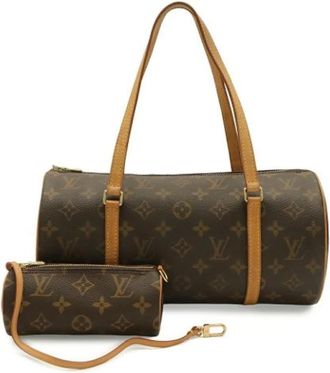 Louis Vuitton Sac &agrave; main en toile Monogram Pre-owned - Femme - Pre-owned - Brun - Taille: ONE Size