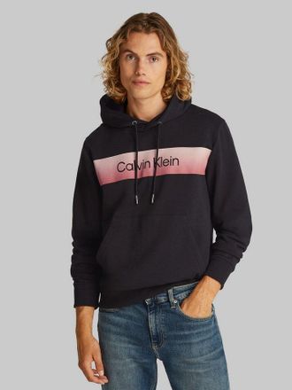 Calvin Klein Hoodie LINEAR OMBRE CHEST LOGO HOODIE mit Logo