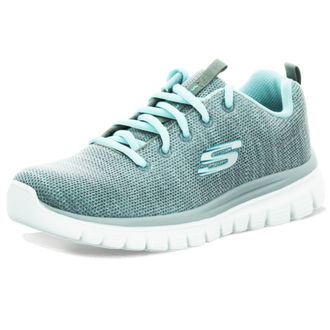 Skechers Damen Graceful-twisted Fortune Sneakers, Grau, 38 EU