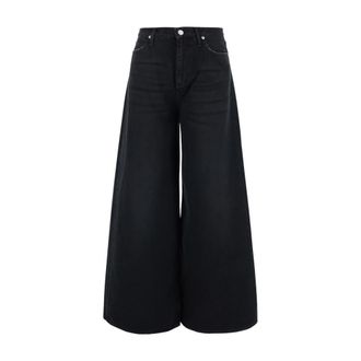Roy Rogers Wide Leg Jeans - - Jeans - Damen - Schwarzk - W29