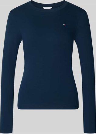 Tommy Hilfiger Slim Fit Langarmshirt aus reiner Baumwolle