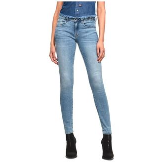G-Star RAW Damen 3301 Mid Skinny Wmn Jeans, lt Indigo Aged, 30W / 32L