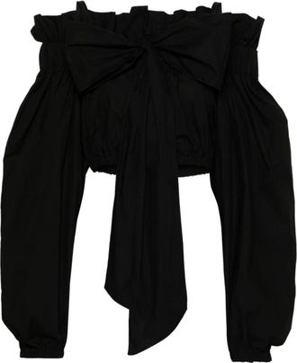 Patou Femme, Blouses et Chemises, Noir, Taille: 36 FR Blouses