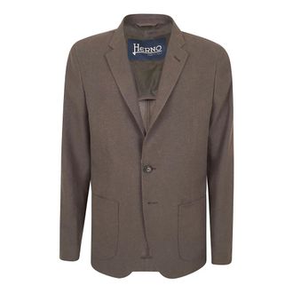 Herno Homme, Costumes, Brun, Taille: M Veste en lin
