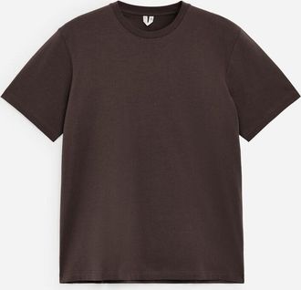 Arket T-Shirt Mit Normaler Passform 170 GSM -Braun