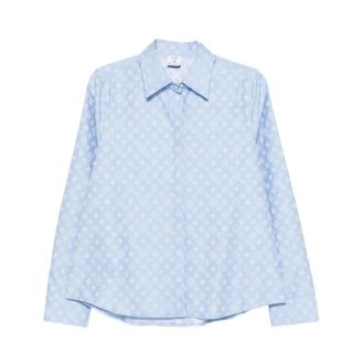 Casablanca Femme, Blouses et Chemises, Bleu, Taille: 42 FR Flared T-Shirt