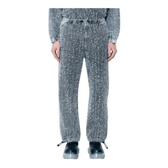 Diesel Homme, Pantalons, Gris, Taille: L Jean à Cordon de Serrage Texture Bouclée