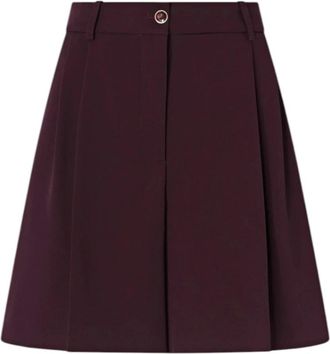 Pinko Pinko - Shorts &eacute;vas&eacute;s sur mesure - Femme - Shorts - Brun - Taille: 38 FR