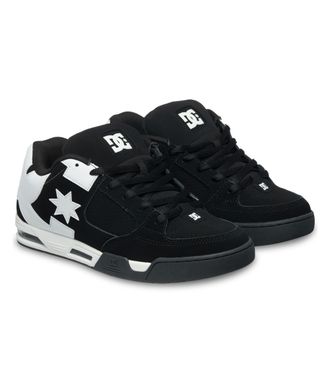 DC Sneaker DC SHOES DC COMMAND, Herren, Gr. 42, schwarz, wei&szlig;, Leder, Synthetik, Schuhe Sneaker