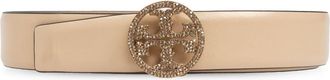 Tory Burch Miller Gürtel mit Kristallverzierung - Nude
