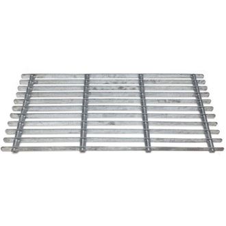 Guillouard Grille gratte pieds en acier galvanis&eacute; 60 x 30 cm