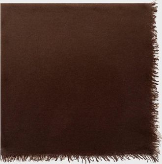 Gerard Darel Echarpe d&eacute;grad&eacute;e en laine et cachemire - RIU - Marron