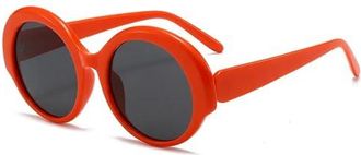 Generic Lunettes de soleil rondes rétro pour homme et femme, 3, Taille unique