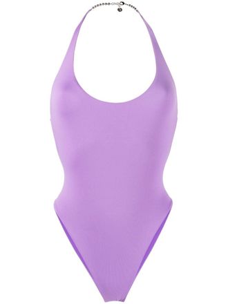 The Attico maillot de bain &agrave; dos-nu - Violet