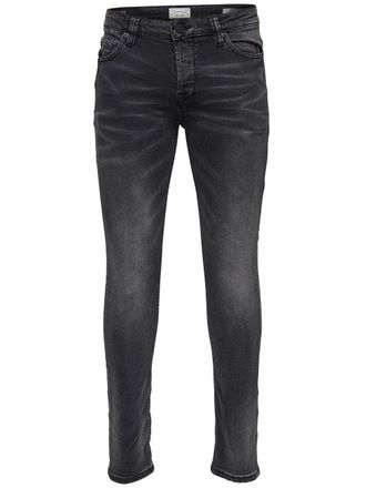 Only & Sons Herren onsLOOM 4349 PA NOOS Jeanshose, Grau (Dark Grey Denim), W33/L30 (Herstellergr&ouml;&szlig;e: 33)