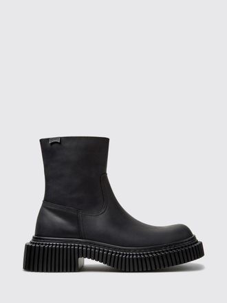 Camper Bottines Pix Berlin en cuir de veau avec zip lat&eacute;ral