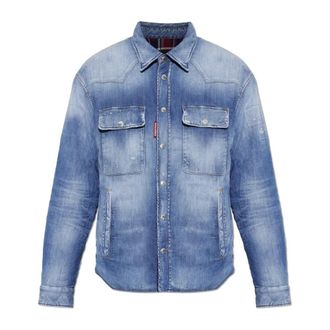 Dsquared2 Isolierte Hemd - - Shirts - Herren - Blau - L
