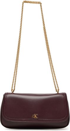 Calvin Klein Handtasche Calvin Klein Ck Convertible Chain Small Bag LV04F3172G Dunkelrot