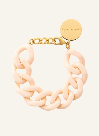 Vanessa Baroni Vanessa Baroni Armb&auml;nder Flat Chain Bracelet Latte By Glambou gold