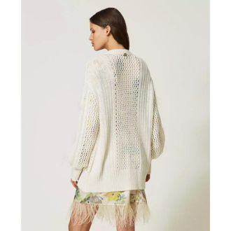 Twinset Damen, Strickwaren, Beige, SGr&ouml;&szlig;e