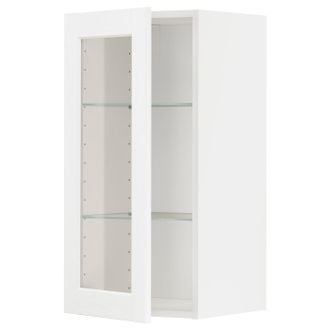 IKEA METOD Wandschrank mit Böden/Glastür