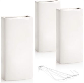 Com-Four 3x Luftbefeuchter Heizung - Heizkörper Luftbefeuchter in weiß - Heizung Wasserverdunster aus Keramik